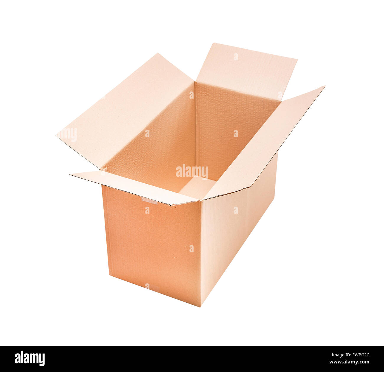 Opened cardboard box Stock Photo - Alamy