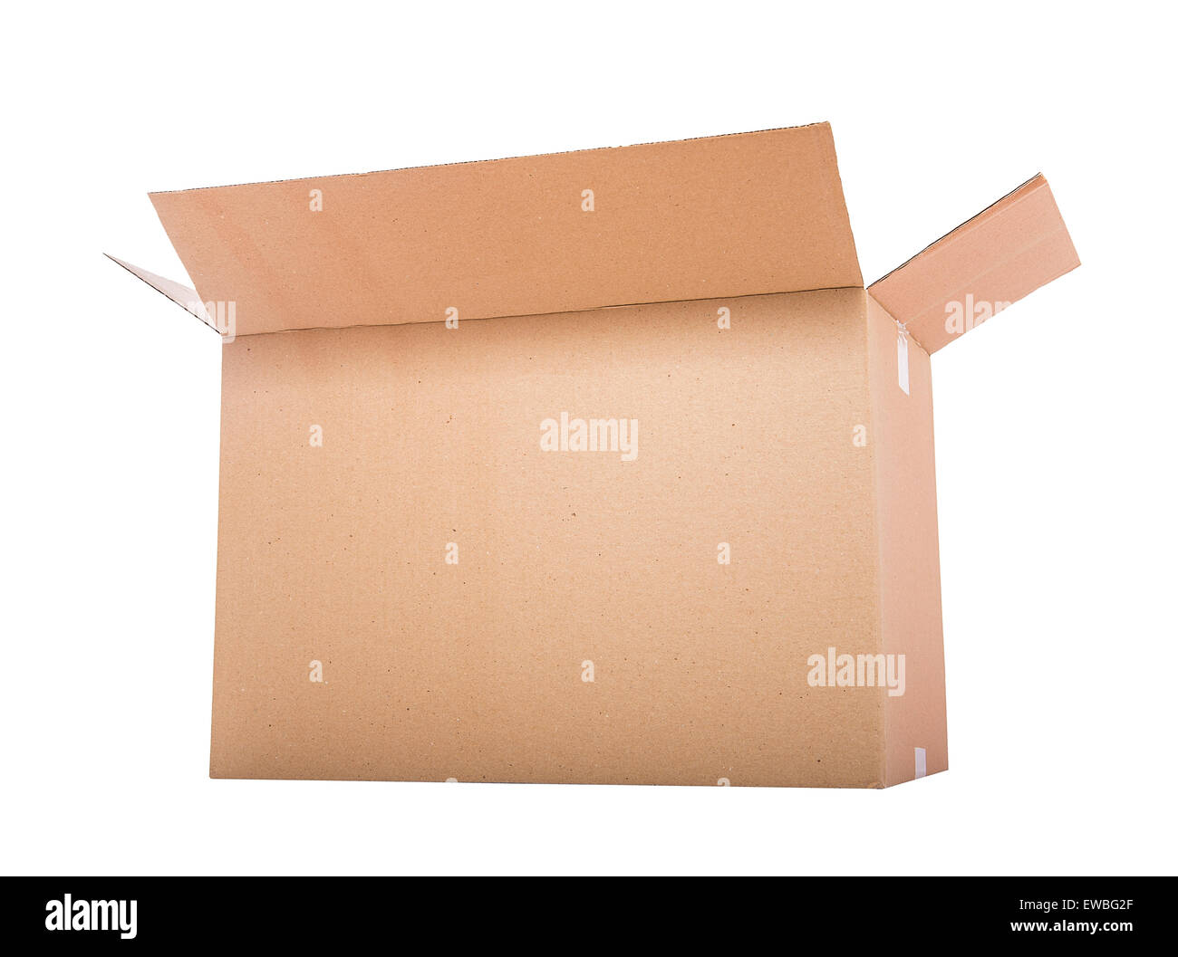 Opened cardboard box Stock Photo - Alamy