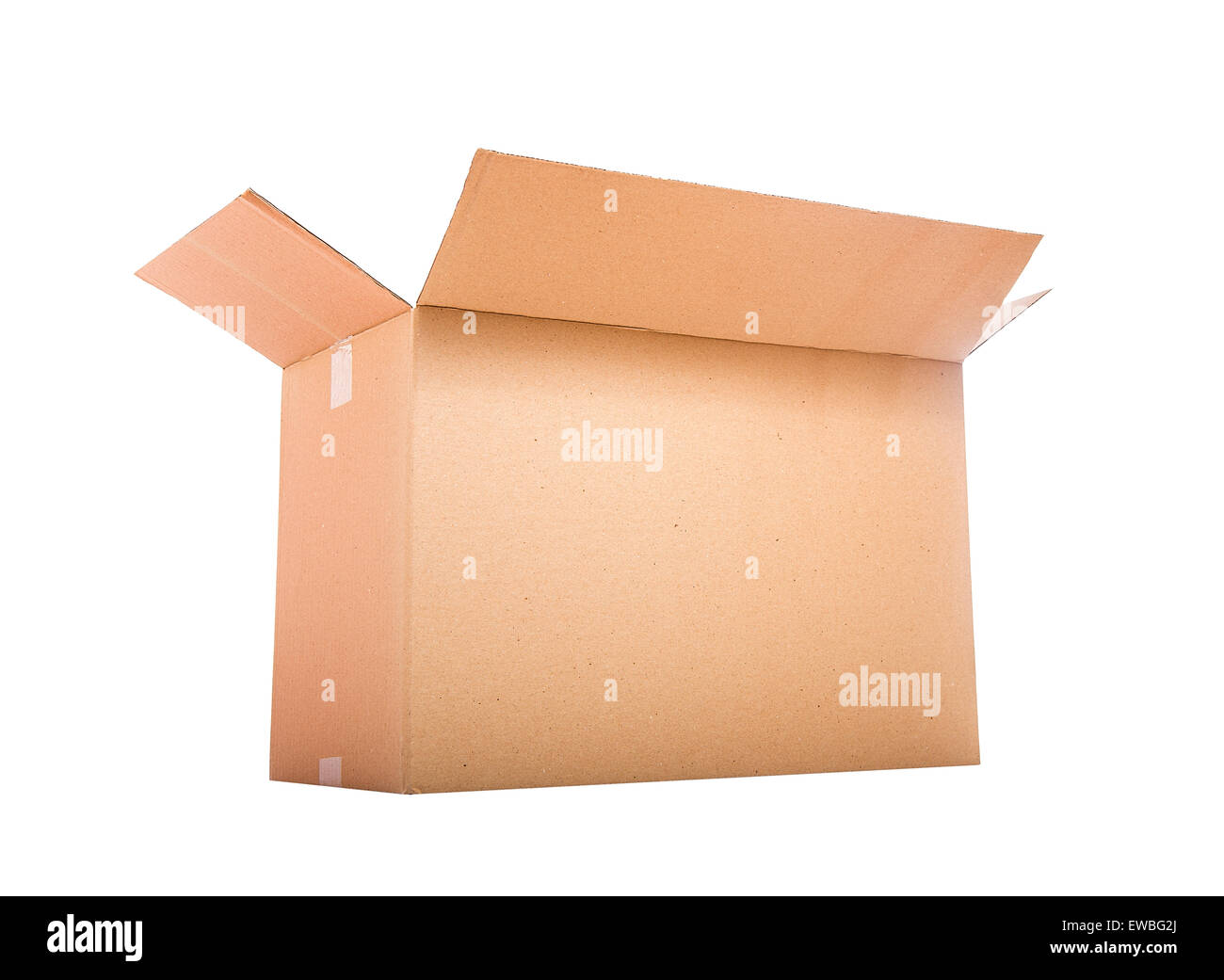 Opened cardboard box Stock Photo - Alamy