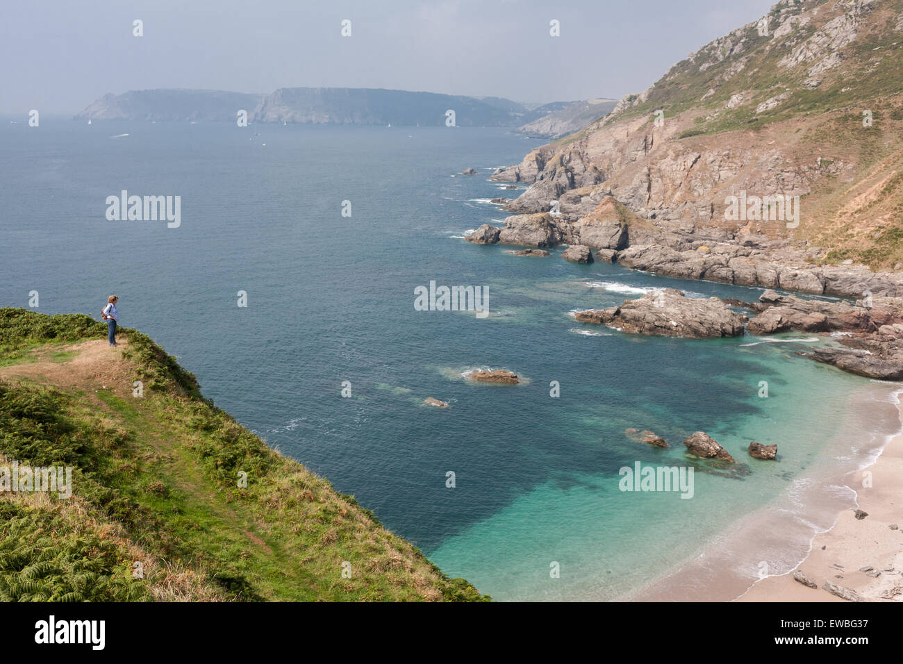 Elender Cove Near East Prawle South Devon Stock Photo Alamy