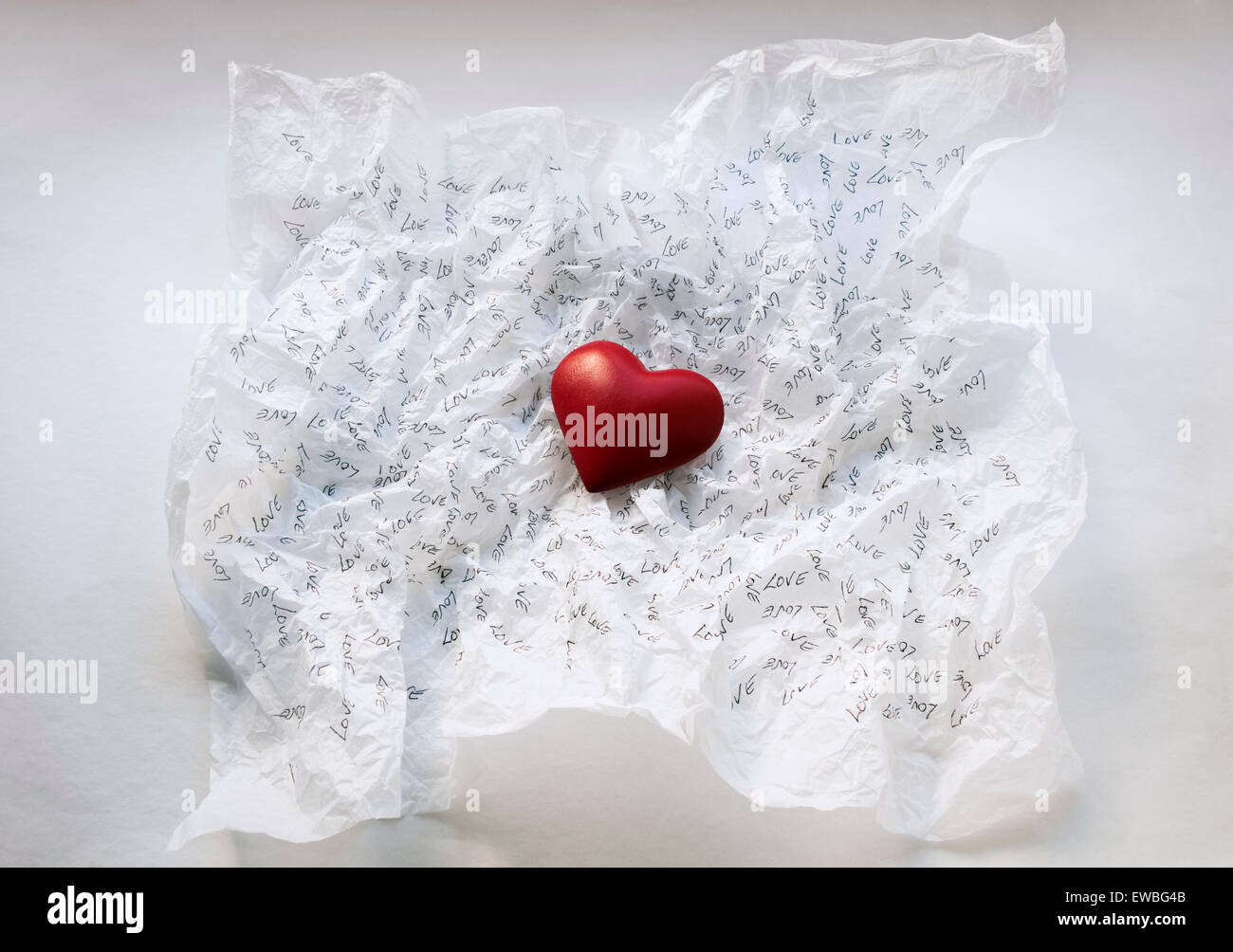 Handwritten love paper hi-res stock photography and images - Alamy