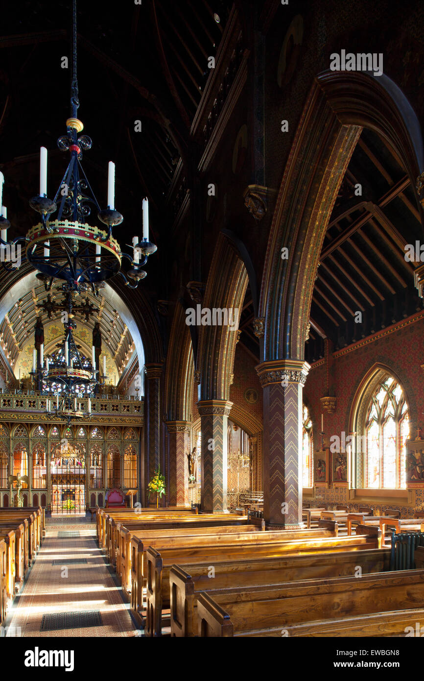 St Gile's Church, Cheadle, Staffs. Roman Catholic church designed by ...