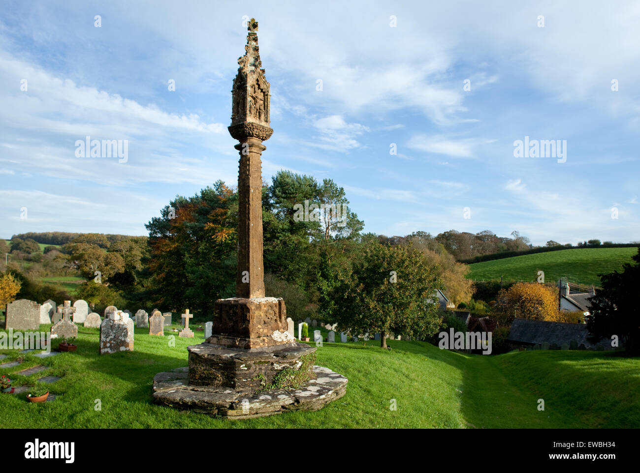 St Andrew, Harberton, Devon Stock Photo - Alamy