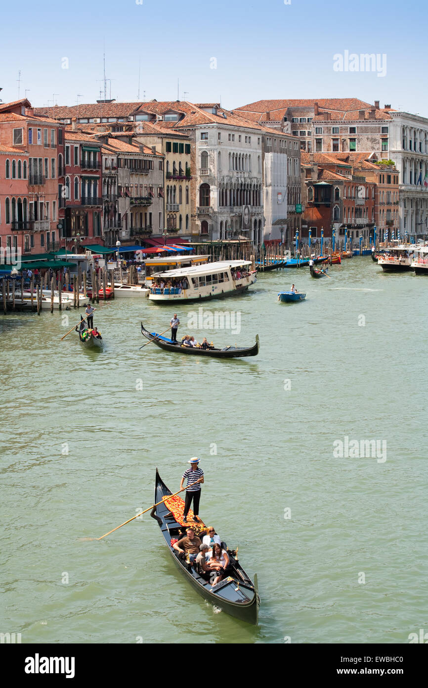 View of the grand canal, Venice, Italy Stock Photo - Alamy