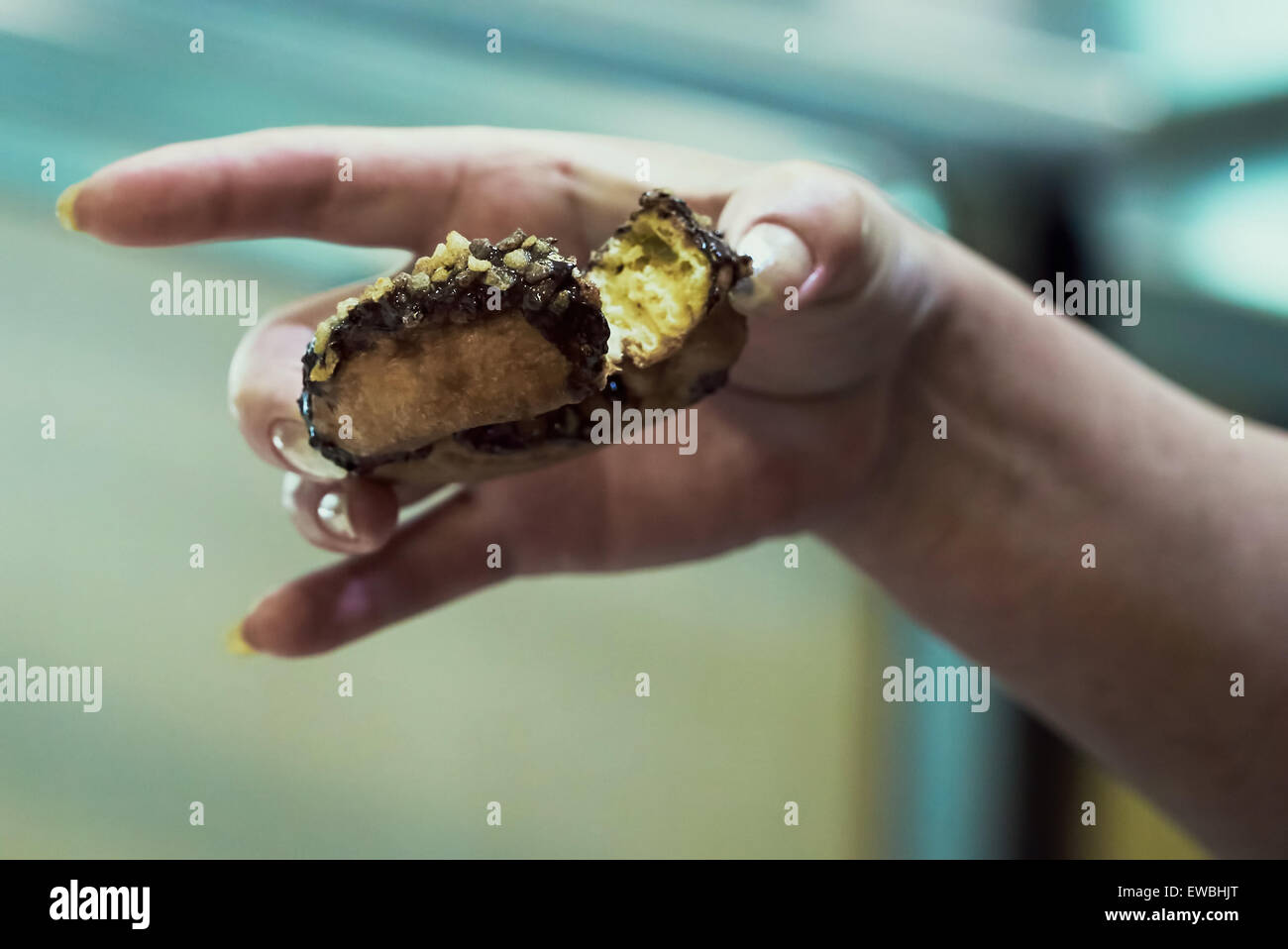 Bitten donut hi-res stock photography and images - Alamy