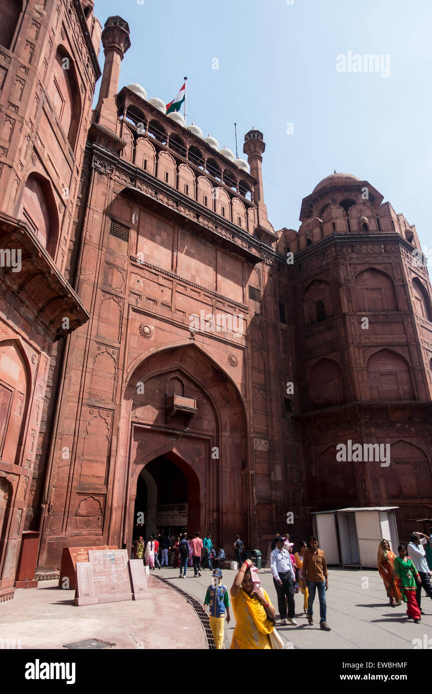 Red fort market hi-res stock photography and images - Alamy