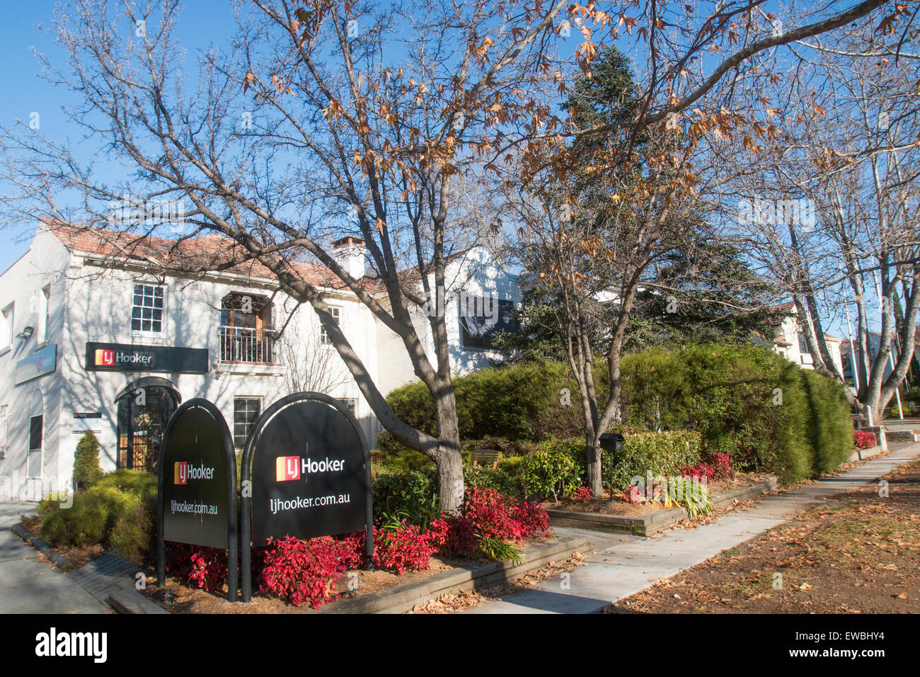 L J hooker real estate agent in Manuka village a suburb of Canberra on ...