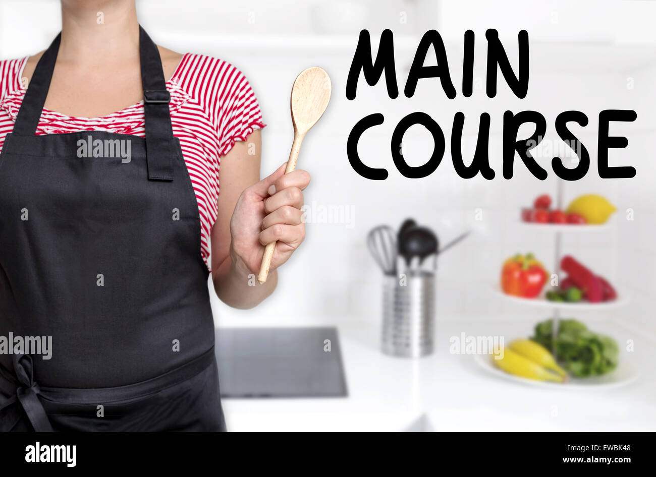 Cooking with apron hi-res stock photography and images - Alamy