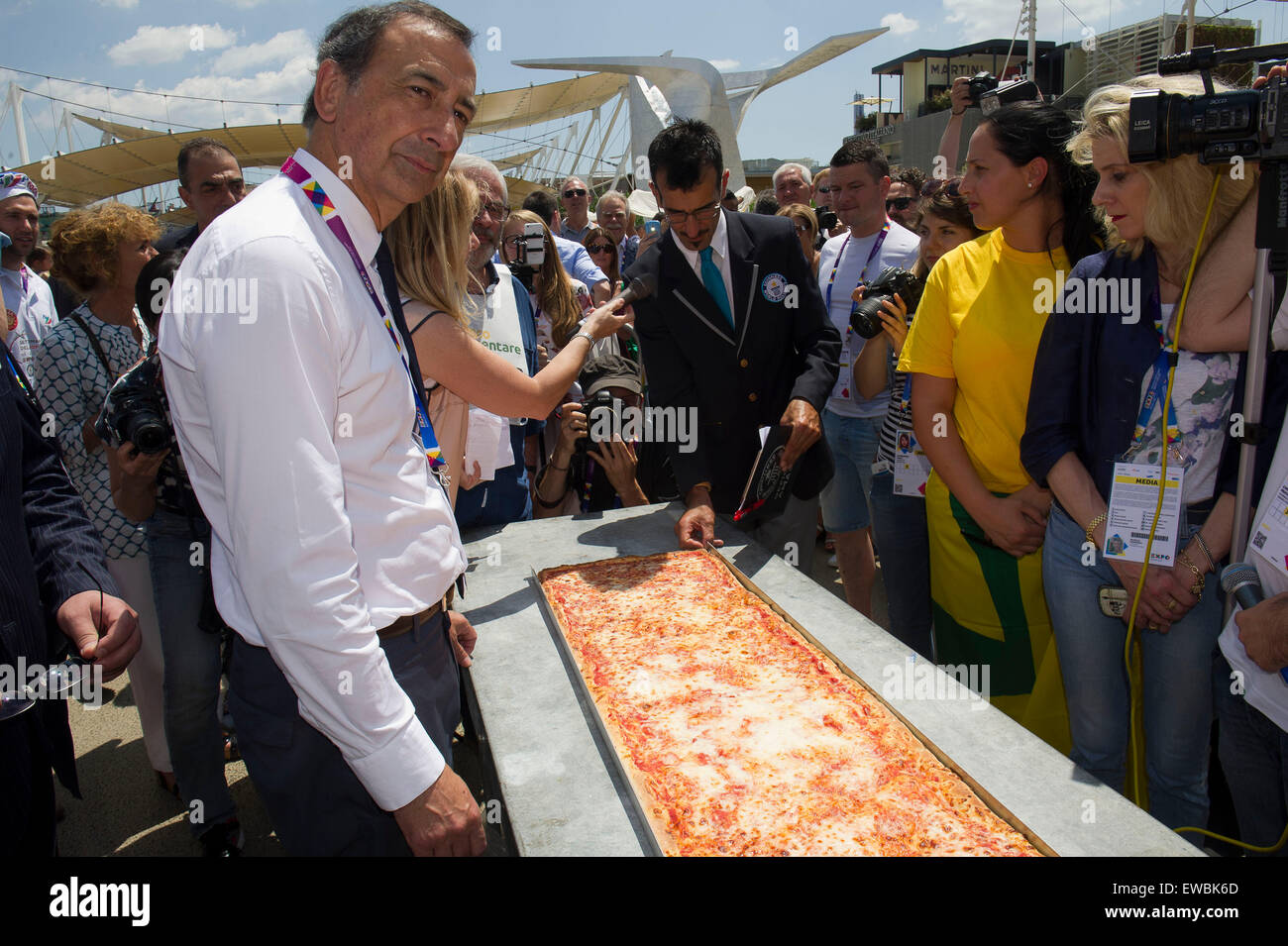 Italy - Milan - Expo 2015 - Proclamation of the Guinness Book of ...