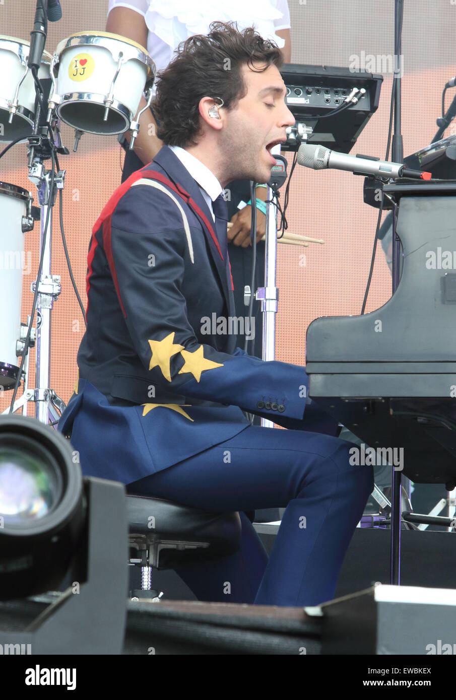 London, UK. 21st June, 2015. Mika at the Barclaycard British Summertime ...