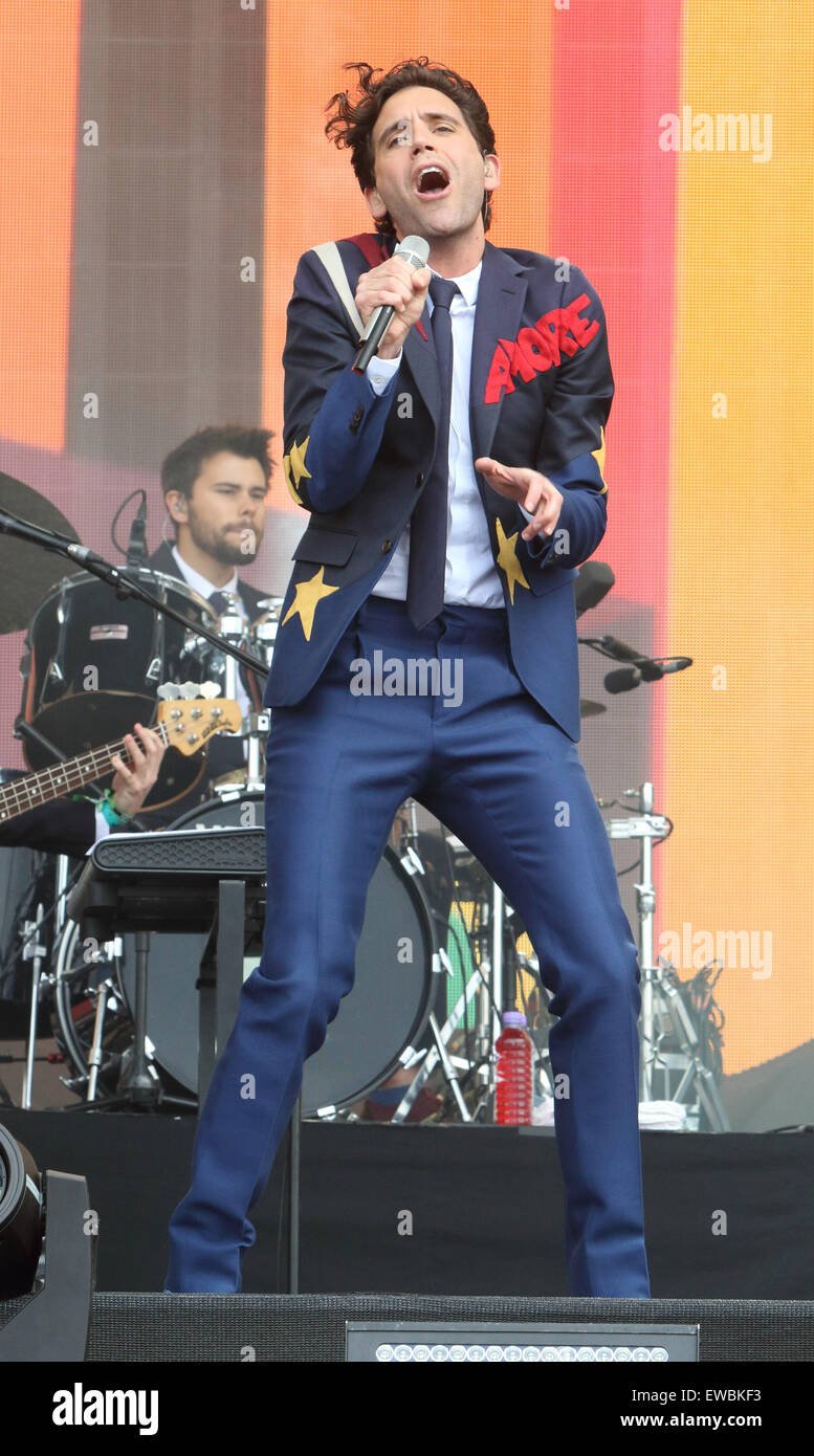 London, UK. 21st June, 2015. Mika at the Barclaycard British Summertime ...