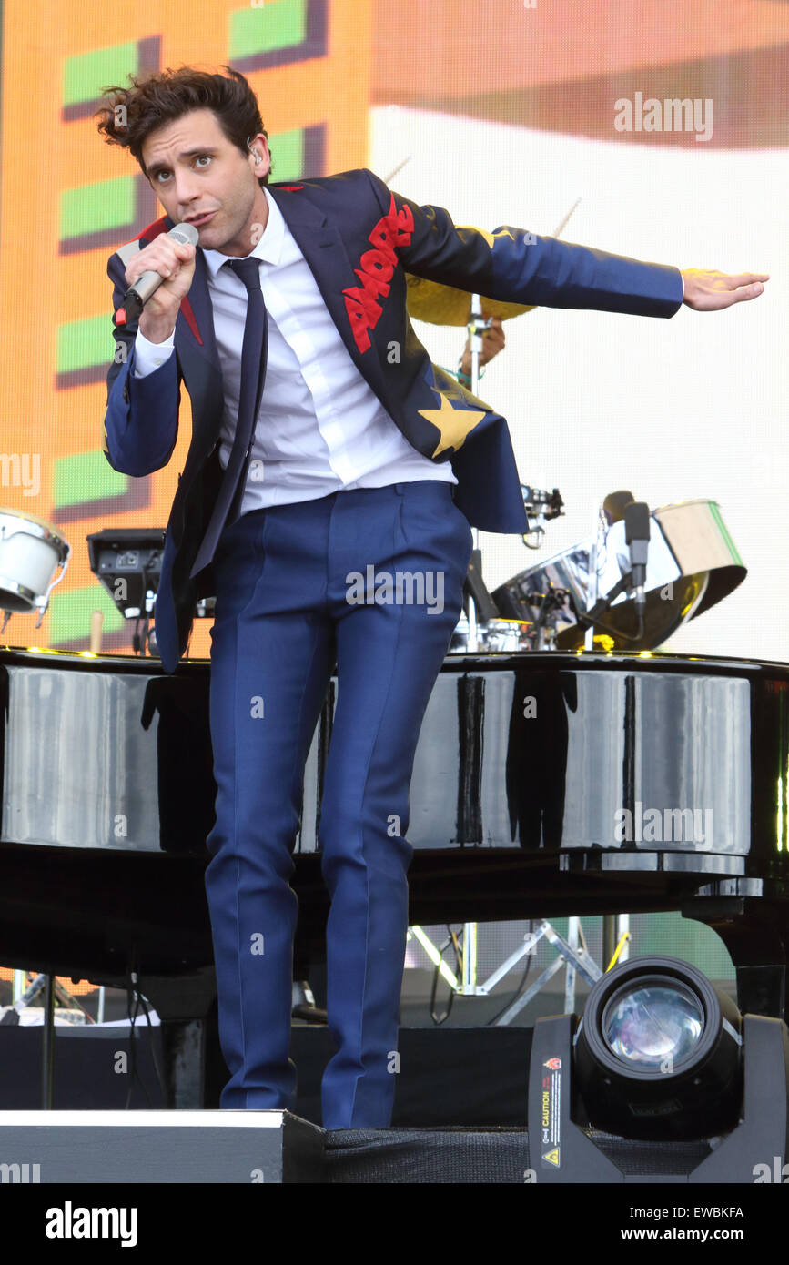 London, UK. 21st June, 2015. Mika at the Barclaycard British Summertime ...
