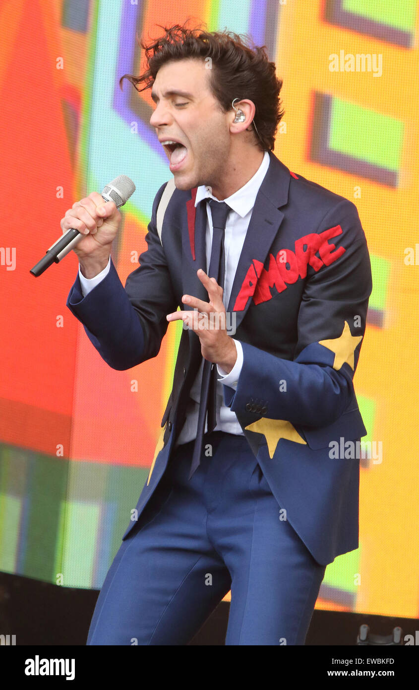 London, UK. 21st June, 2015. Mika at the Barclaycard British Summertime ...