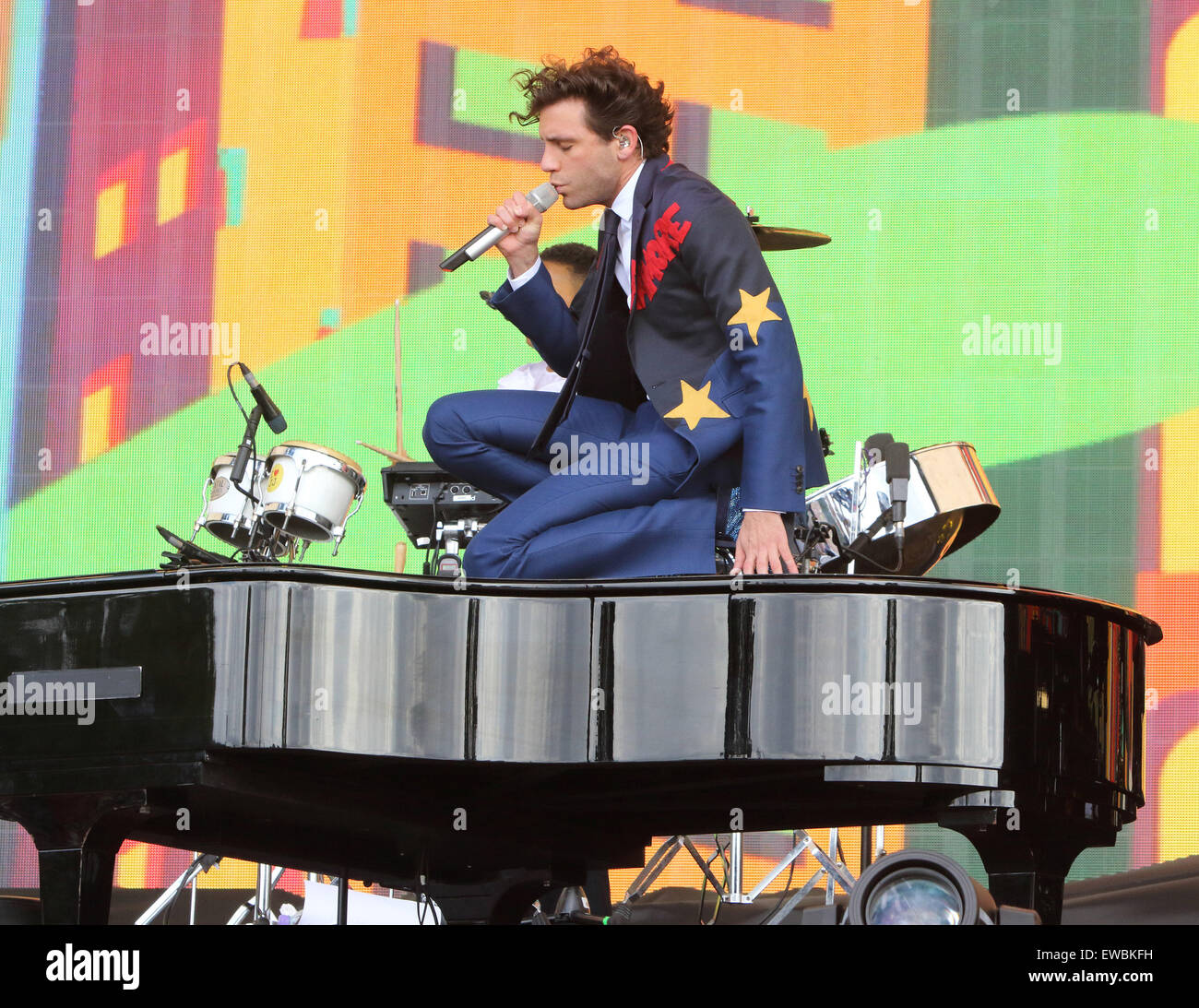 London, UK. 21st June, 2015. Mika at the Barclaycard British Summertime ...