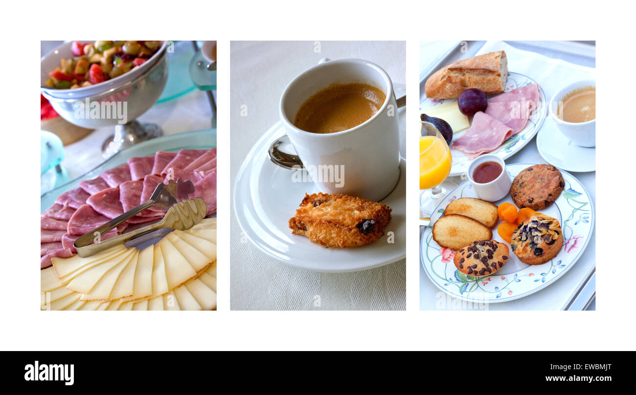 Food collage hi-res stock photography and images - Alamy