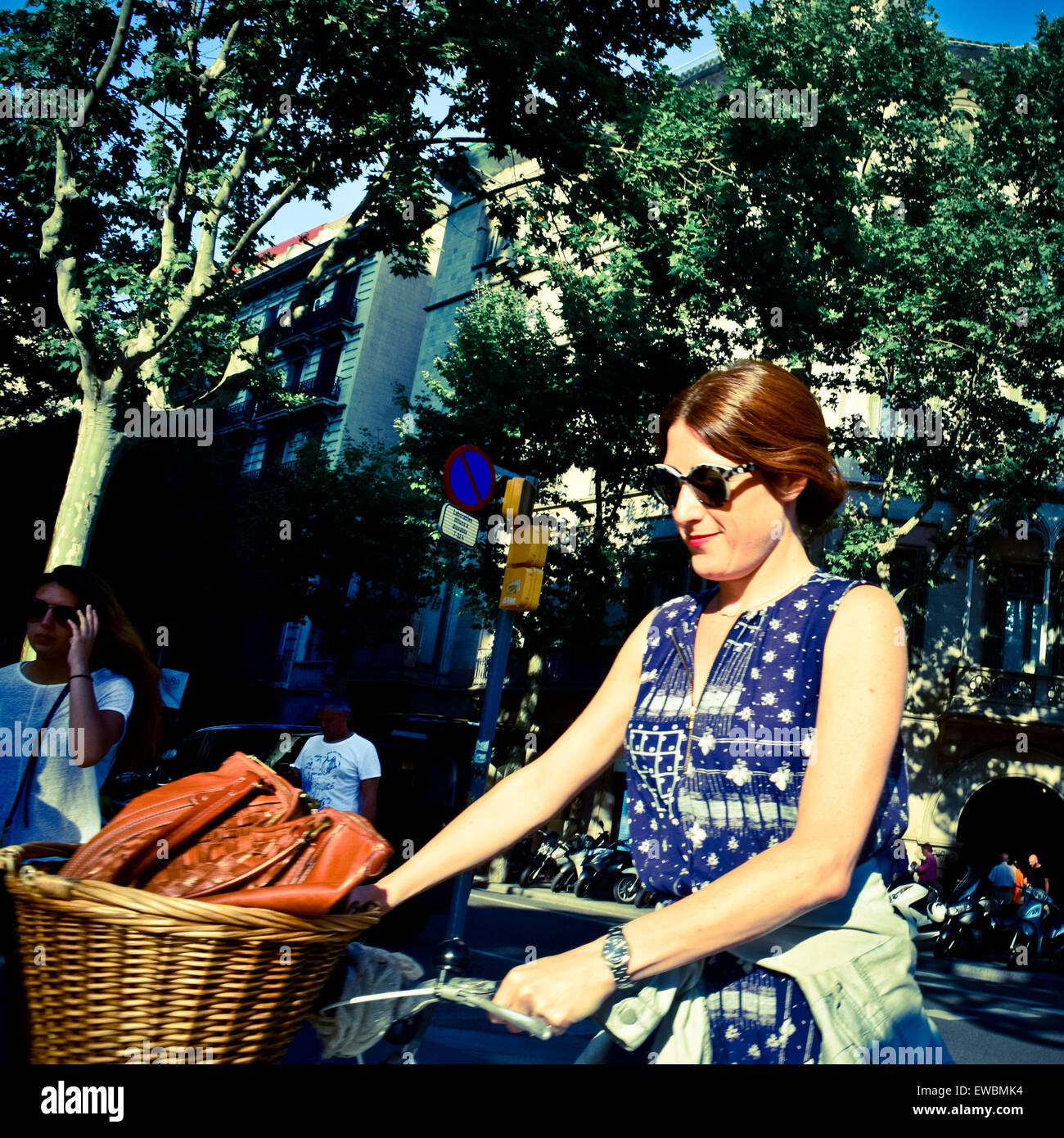 Driving the bicycle hi-res stock photography and images - Alamy