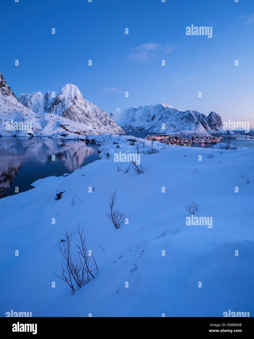 Reinevatnet lake hi-res stock photography and images - Alamy