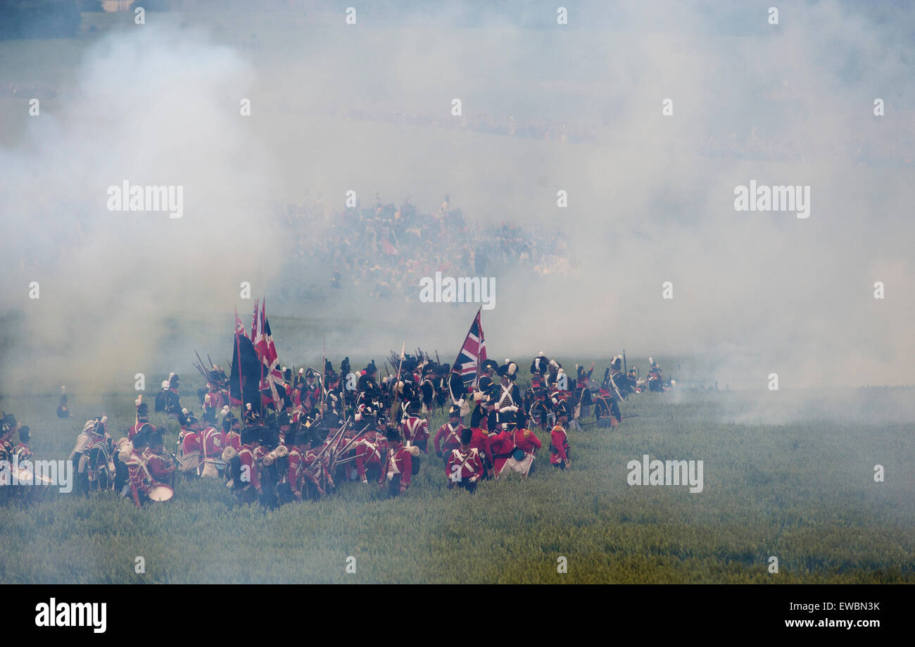 The battle of waterloo flags hi-res stock photography and images - Alamy