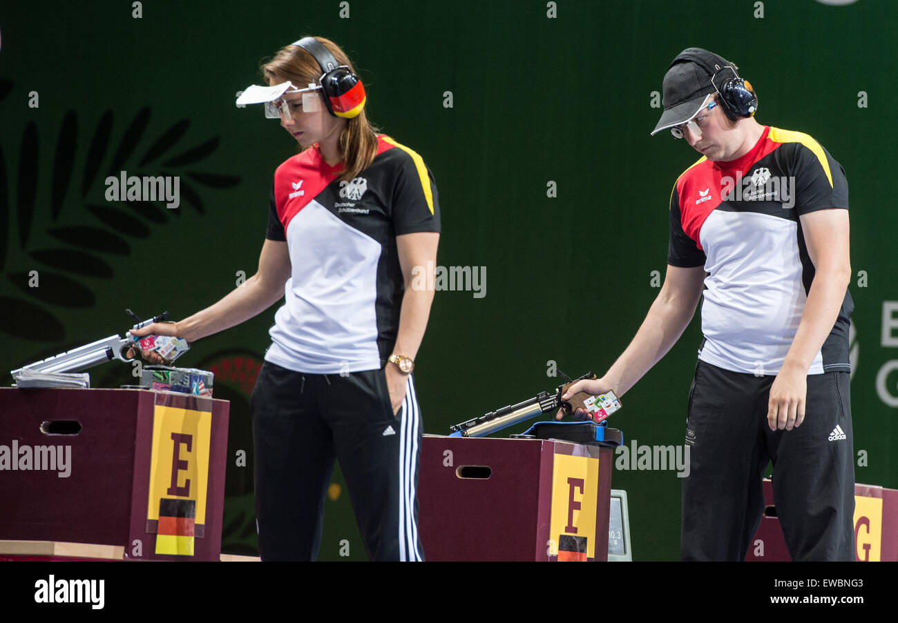 Baku, Azerbaijan. 22nd June, 2015. Germany's Monika Karsch and ...