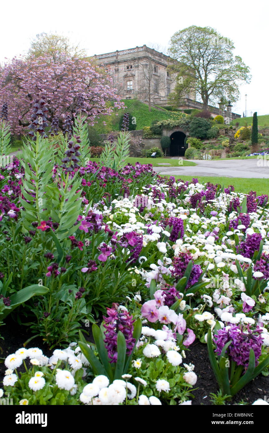 Nottingham castle ducal mansion nottingham hi-res stock photography and ...