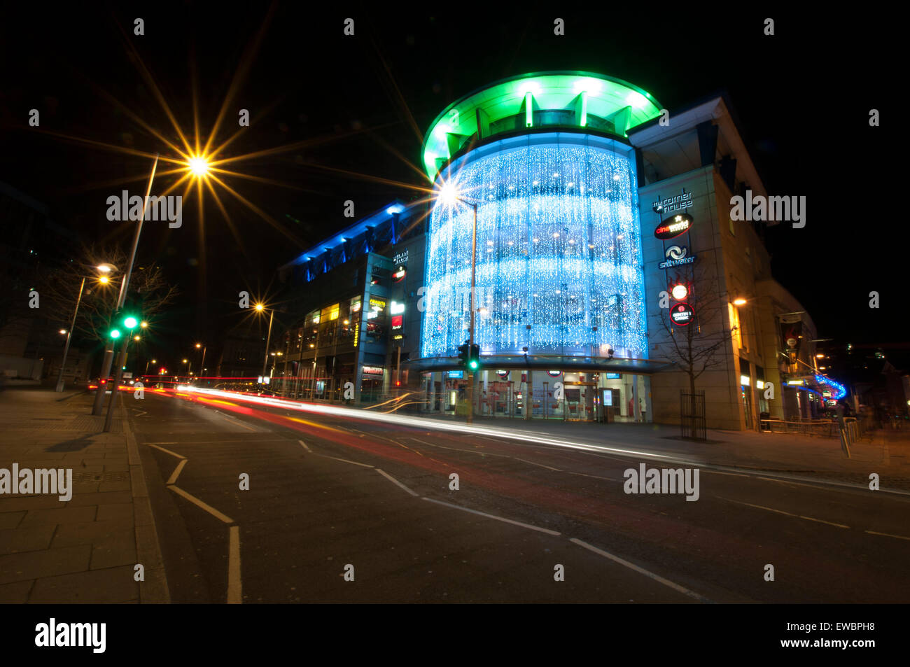 Cornerhouse, Nottingham City at night, Nottinghamshire England UK Stock ...