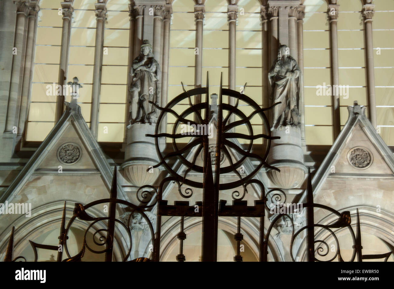 Arkwright Building, Nottingham City at night, Nottinghamshire England ...