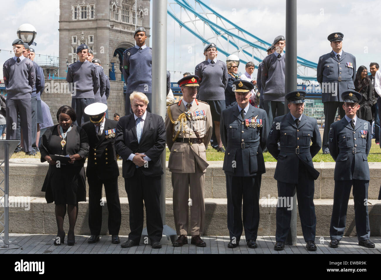London, UK. 22 June 2015. Pictured: Boris Johnson with Jennette Arnold ...