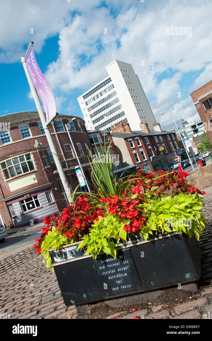 Summer at Nottingham Castle, Nottinghamshire England UK Stock Photo - Alamy