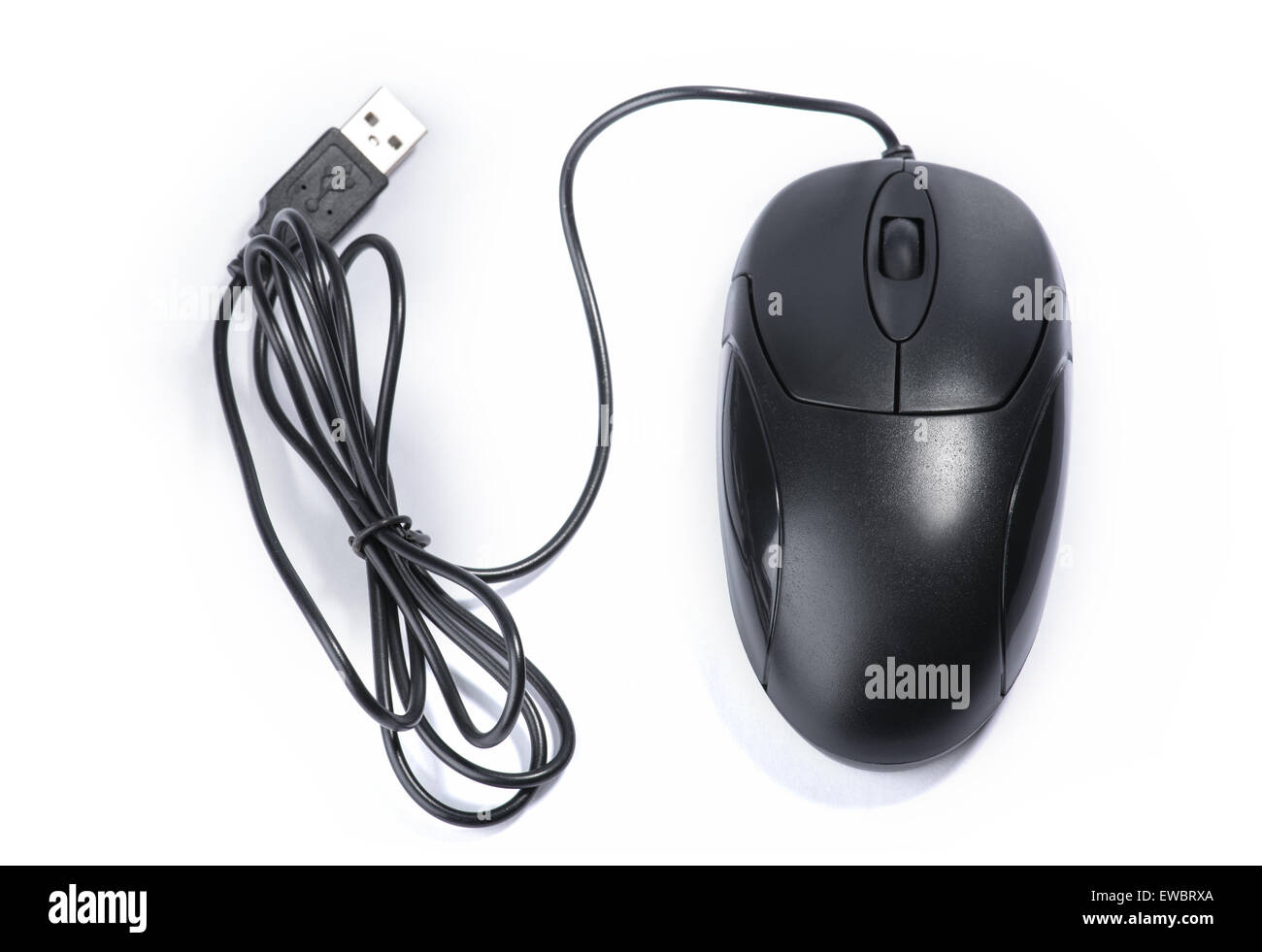 Computer USB mouse isolated on white background Stock Photo - Alamy