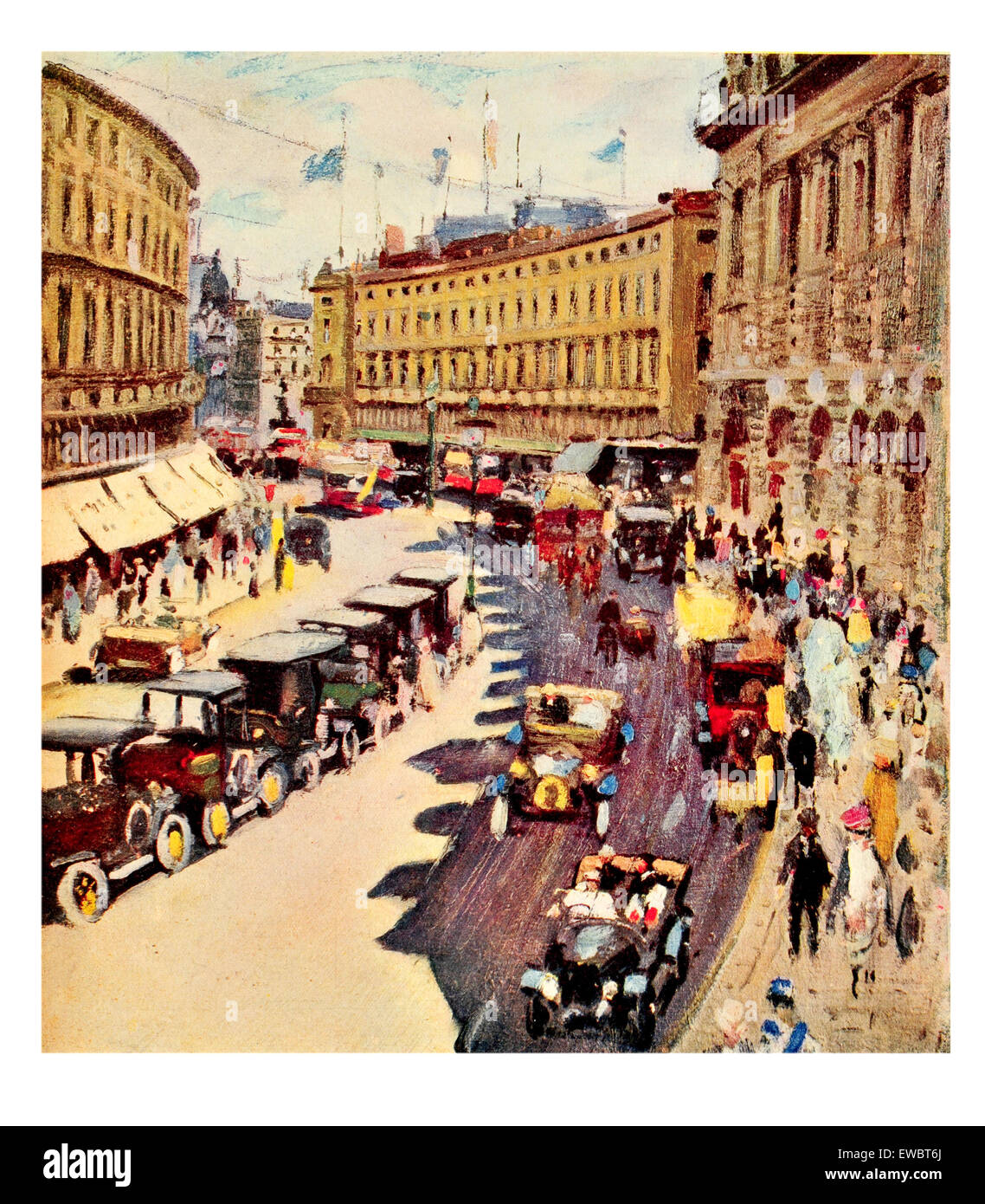 English old city street Cut Out Stock Images & Pictures - Alamy