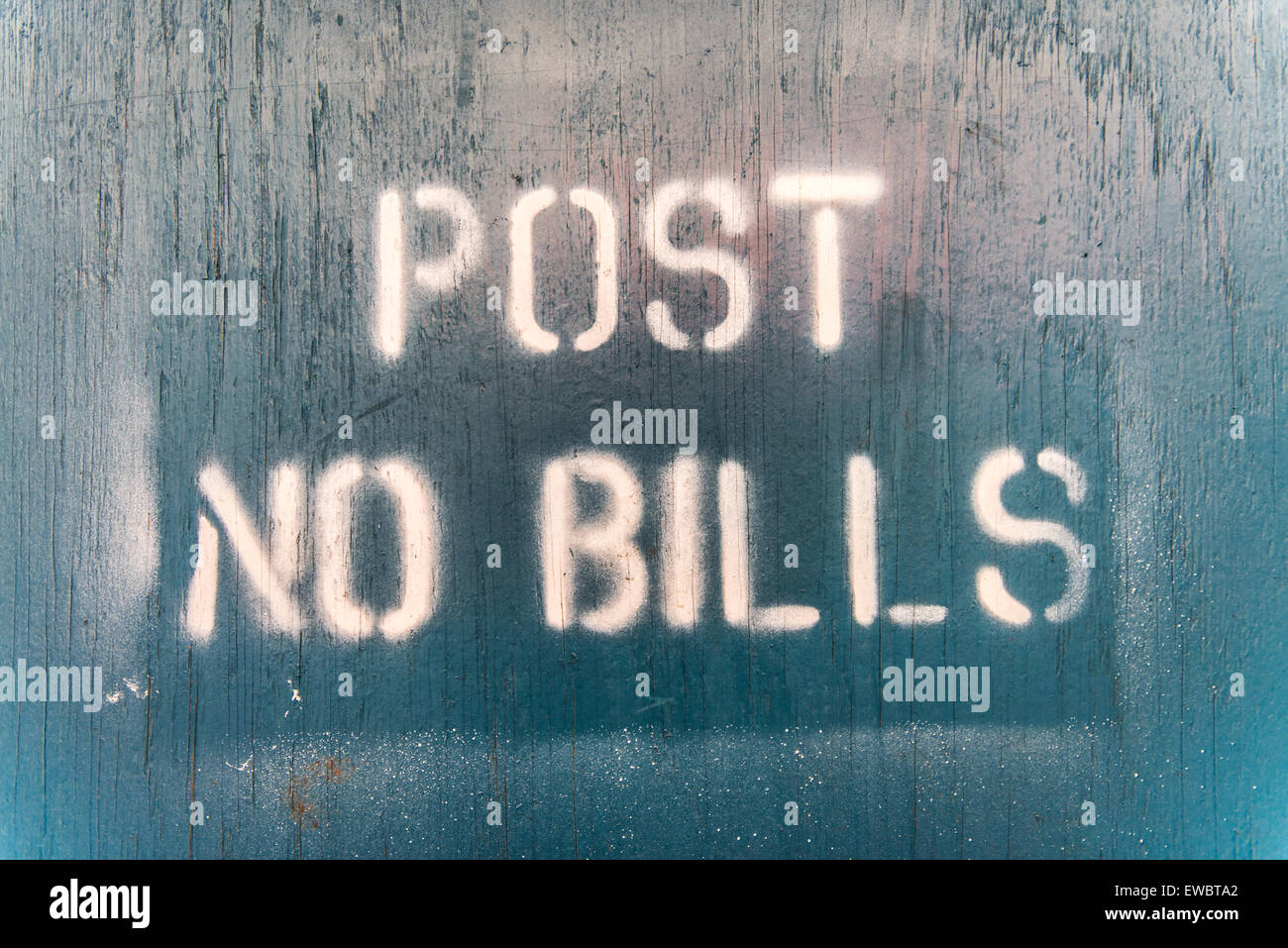 No bills hi-res stock photography and images - Alamy