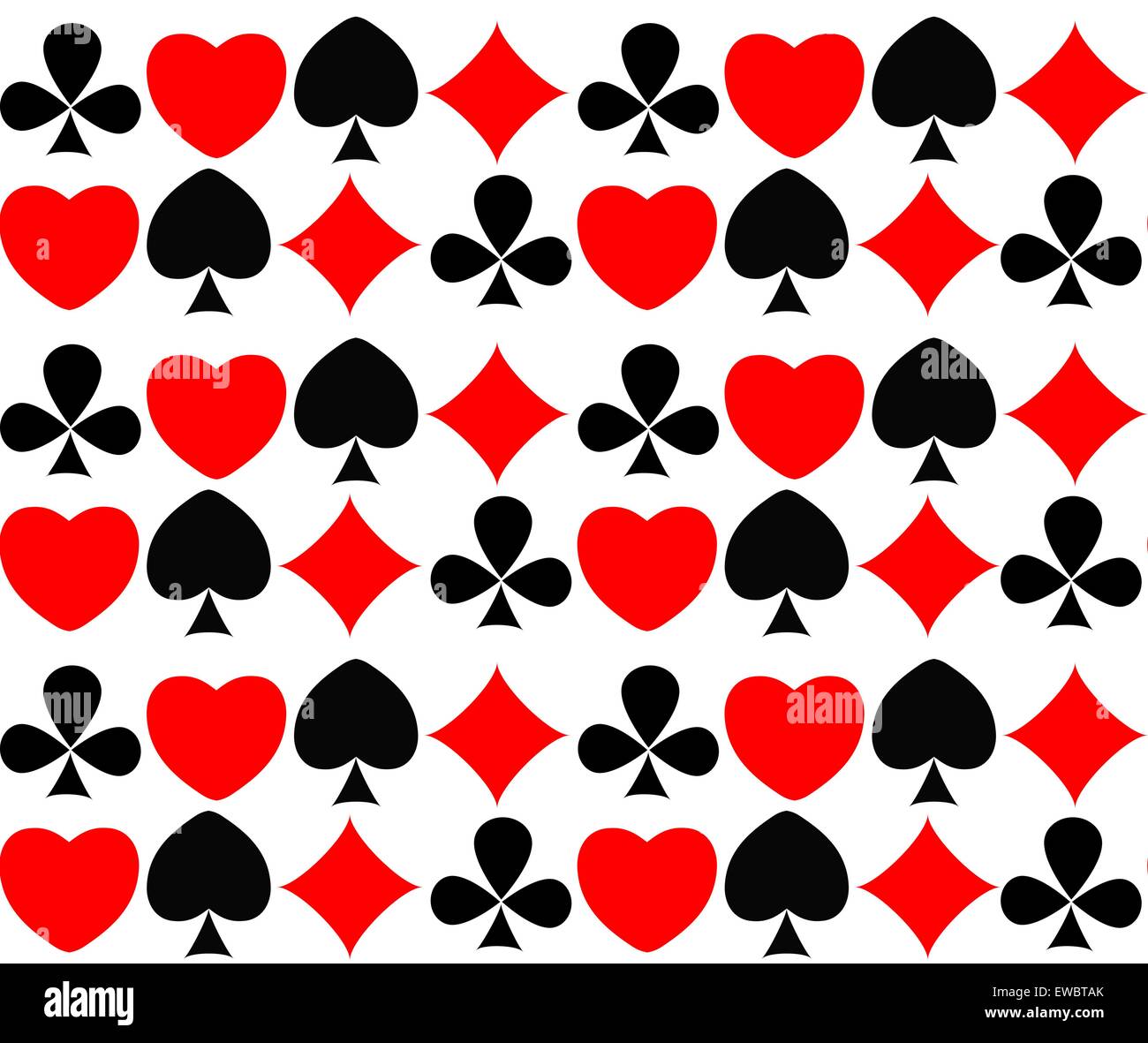 Seamless pattern aces playing cards hi-res stock photography and images ...