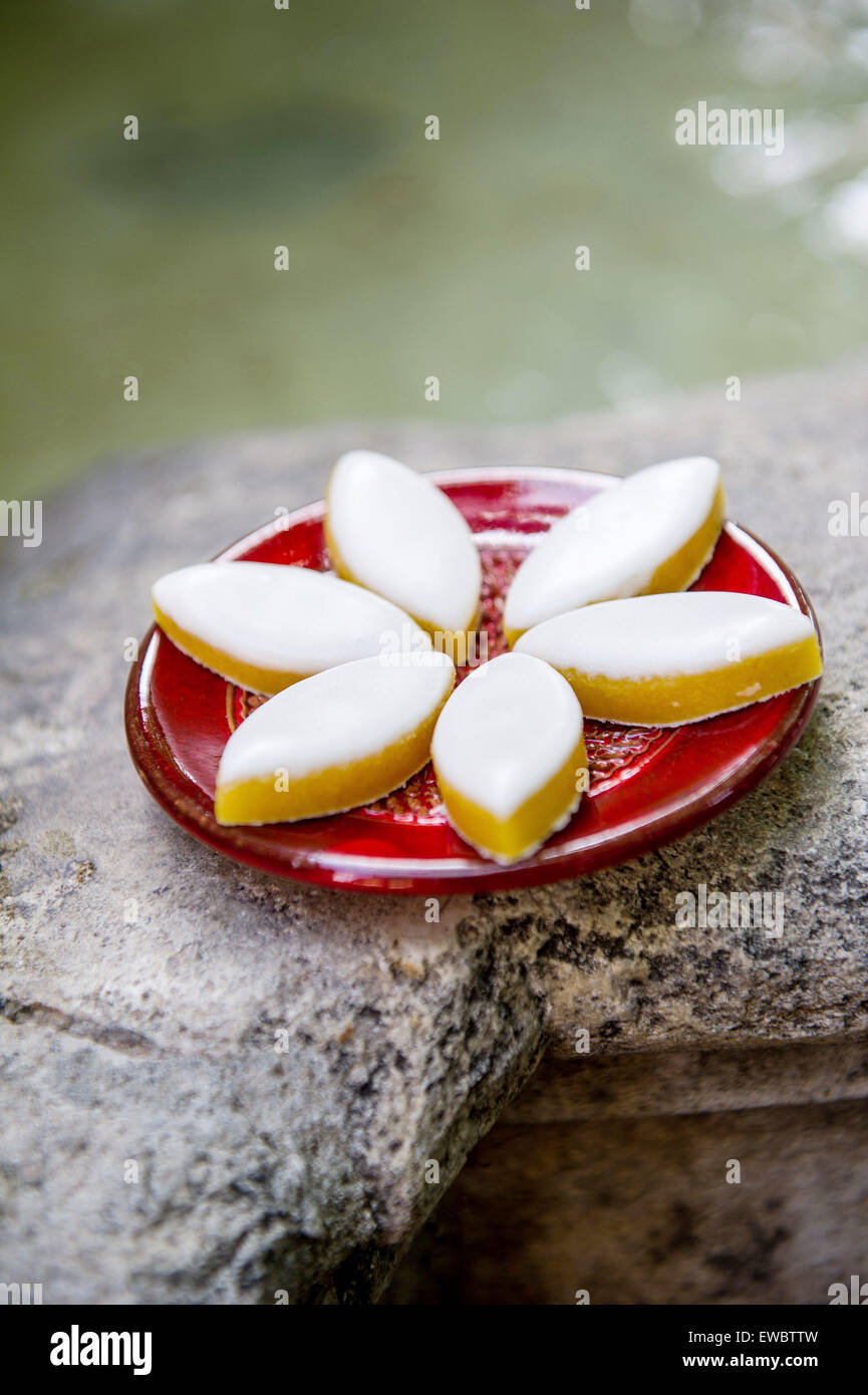 Aix en Provence (south-eastern France): "calissons d'Aix Stock Photo ...