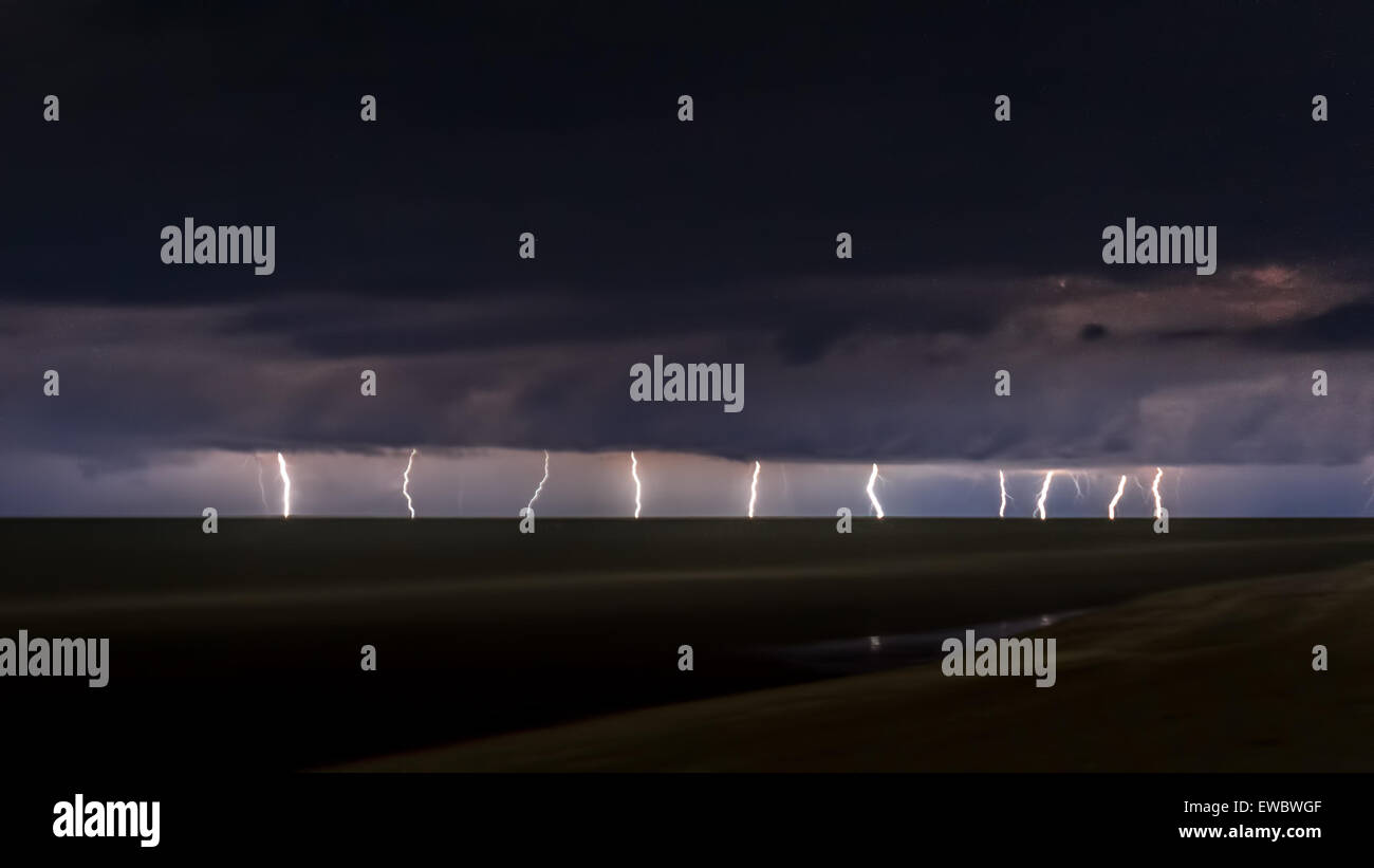 Lightning Over Florida, USA Stock Photo - Alamy