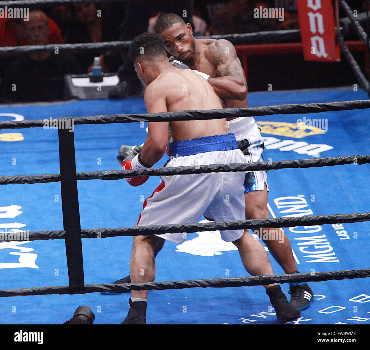 Las Vegas, Nevada, USA. 22nd June, 2015. Boxers J'Leon Love and Jason ...