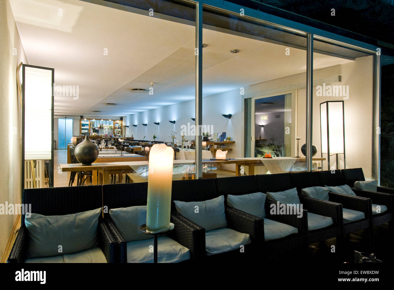 Switzerland, Gotthard pass, La Claustra hotel Stock Photo - Alamy