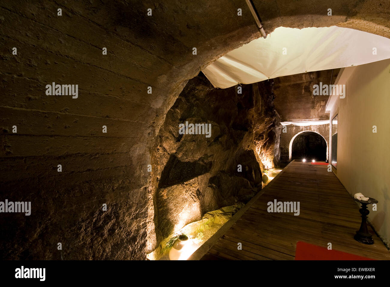 Switzerland, Gotthard pass, La Claustra hotel Stock Photo - Alamy