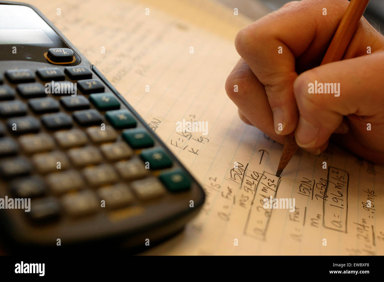 Texas school student calculator hi-res stock photography and images - Alamy