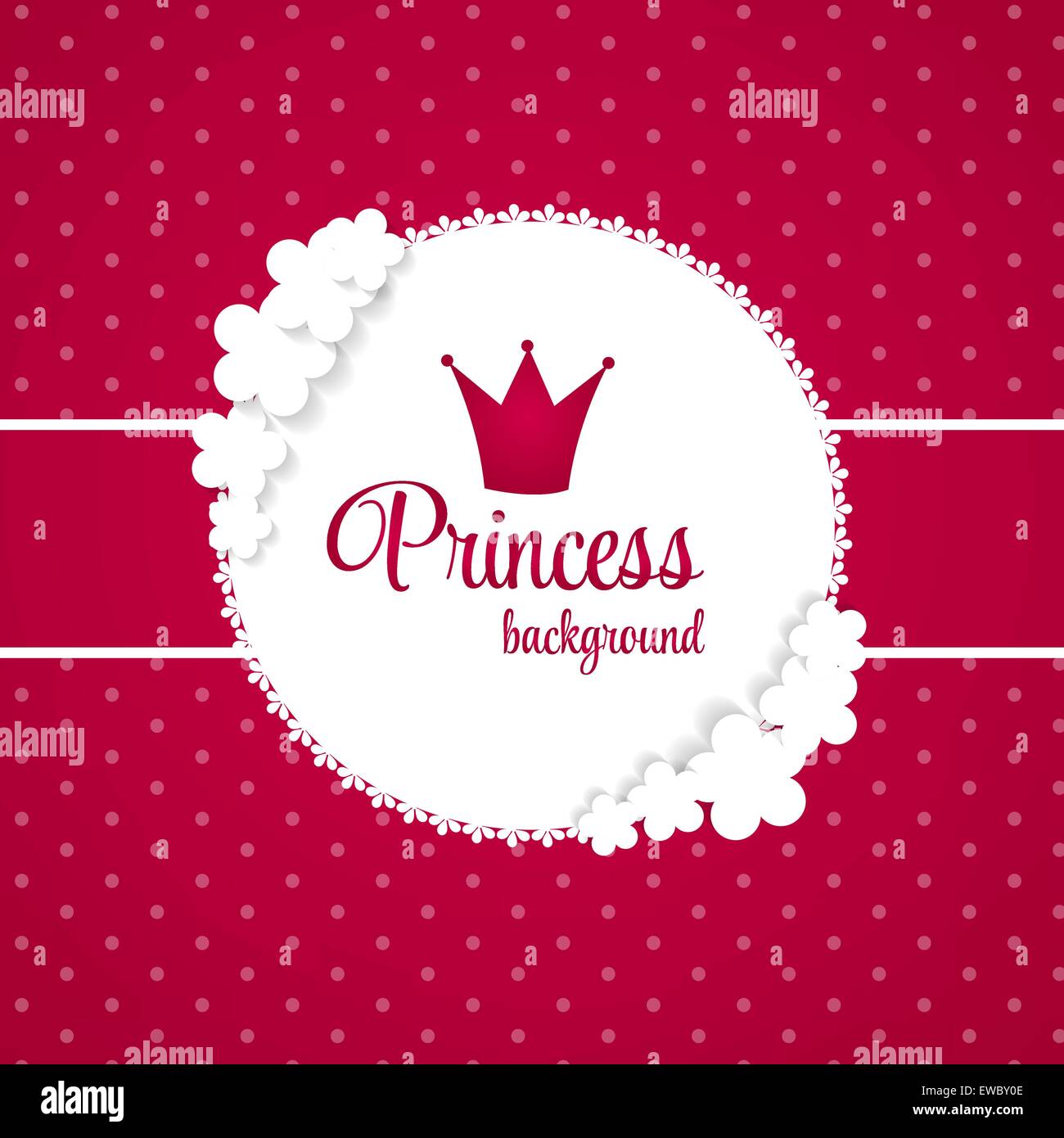 Princess Crown Background Vector Illustration Stock Vector Image & Art ...