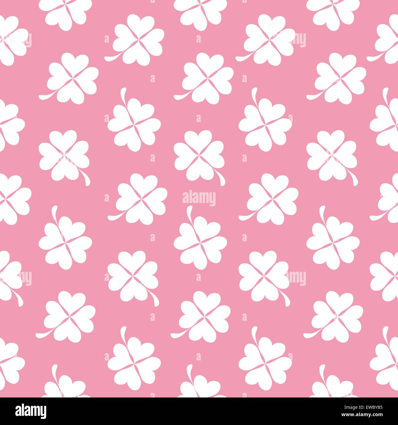Abstract Natural Clover Seamless Pattern Background Vector Illus Stock ...