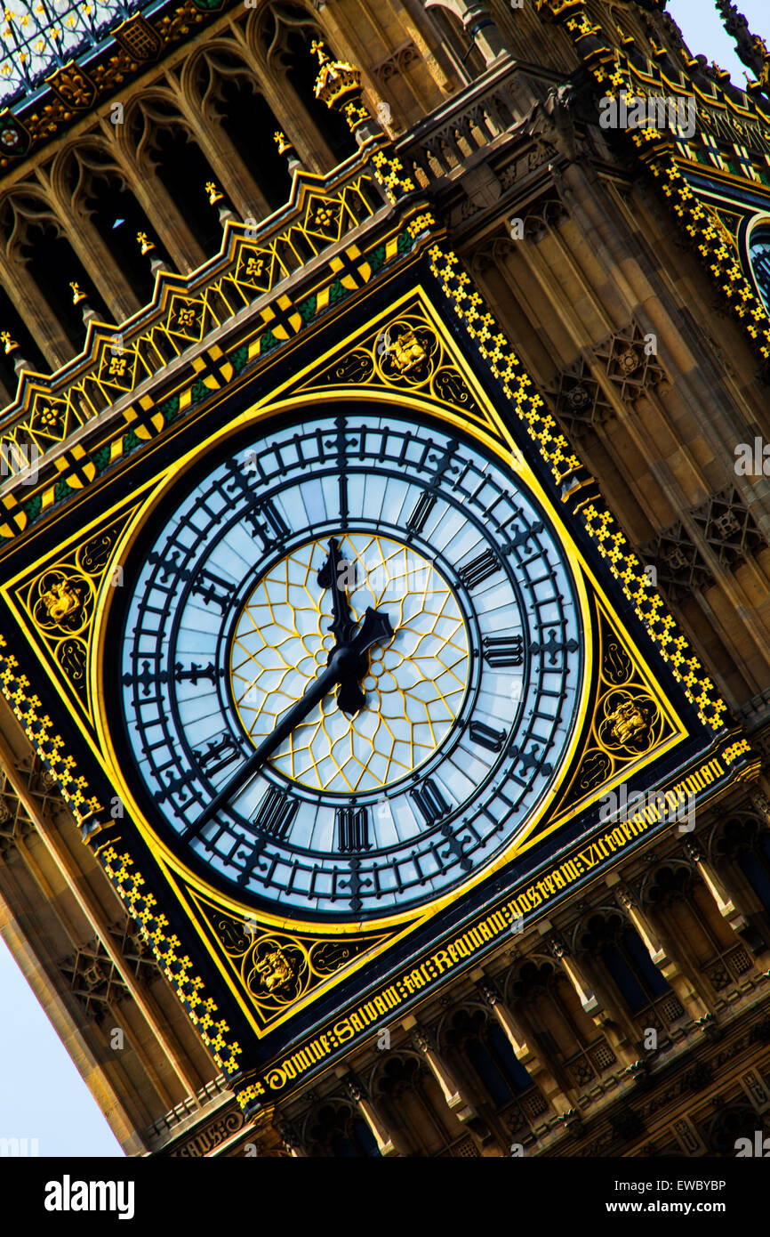 Elizabeth Tower known as Big Ben Clock Tower, London, UK Stock Photo ...