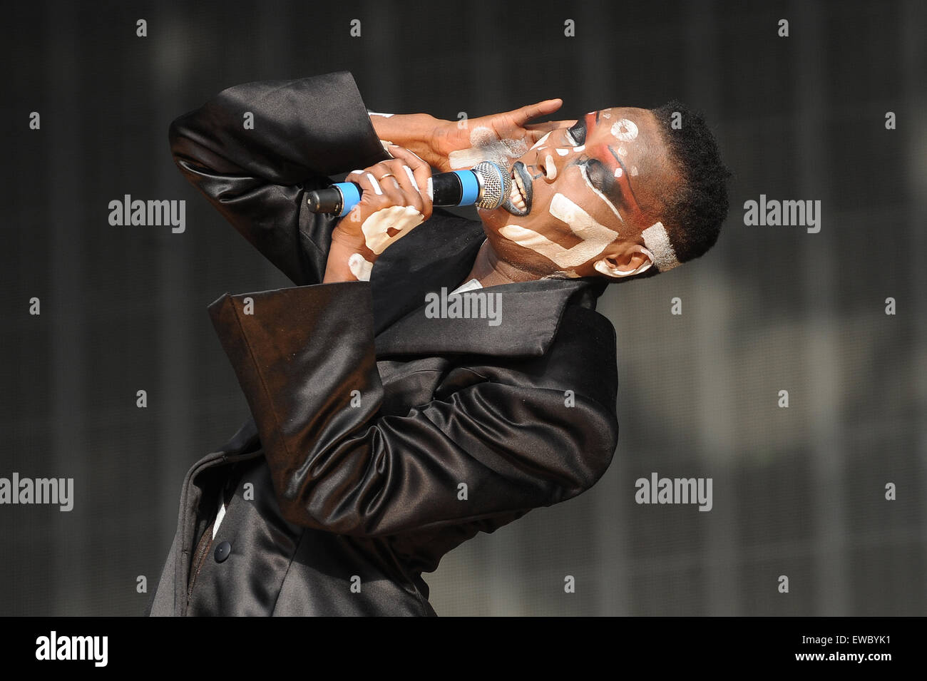 Jamaican singer Grace Jones performs live at the British Summer Time ...