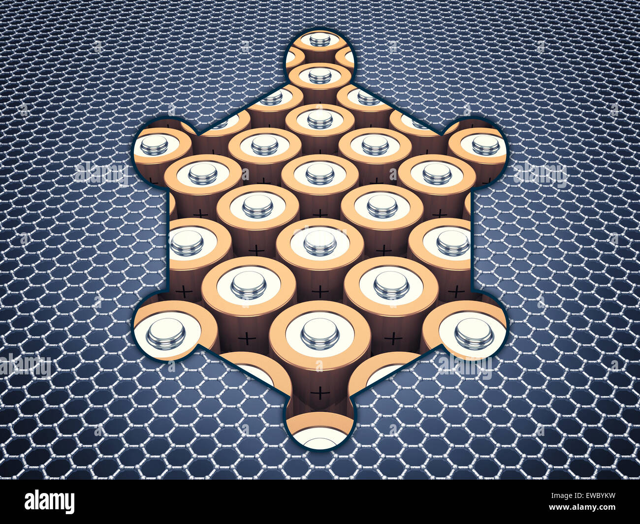 Graphene supercapacitor batteries , Nanotechnology Stock Photo - Alamy