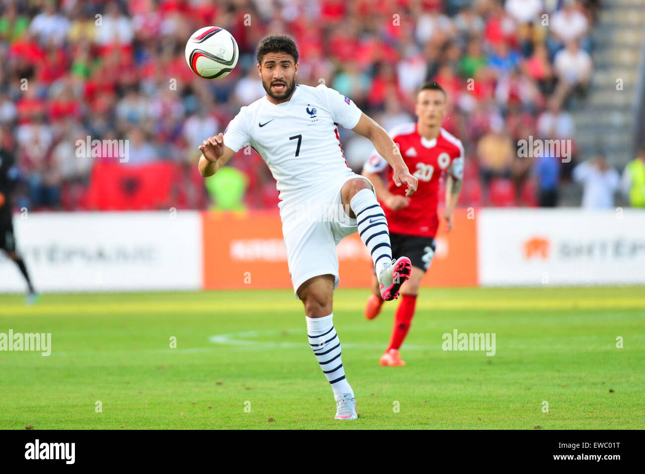 Nabil FEKIR - 13.06.2015 - Albanie/France - Match Amical - Tirana.Photo ...