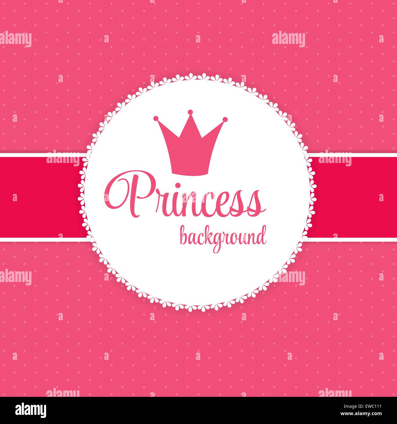 Princess Crown Background Vector Illustration Stock Vector Image & Art ...