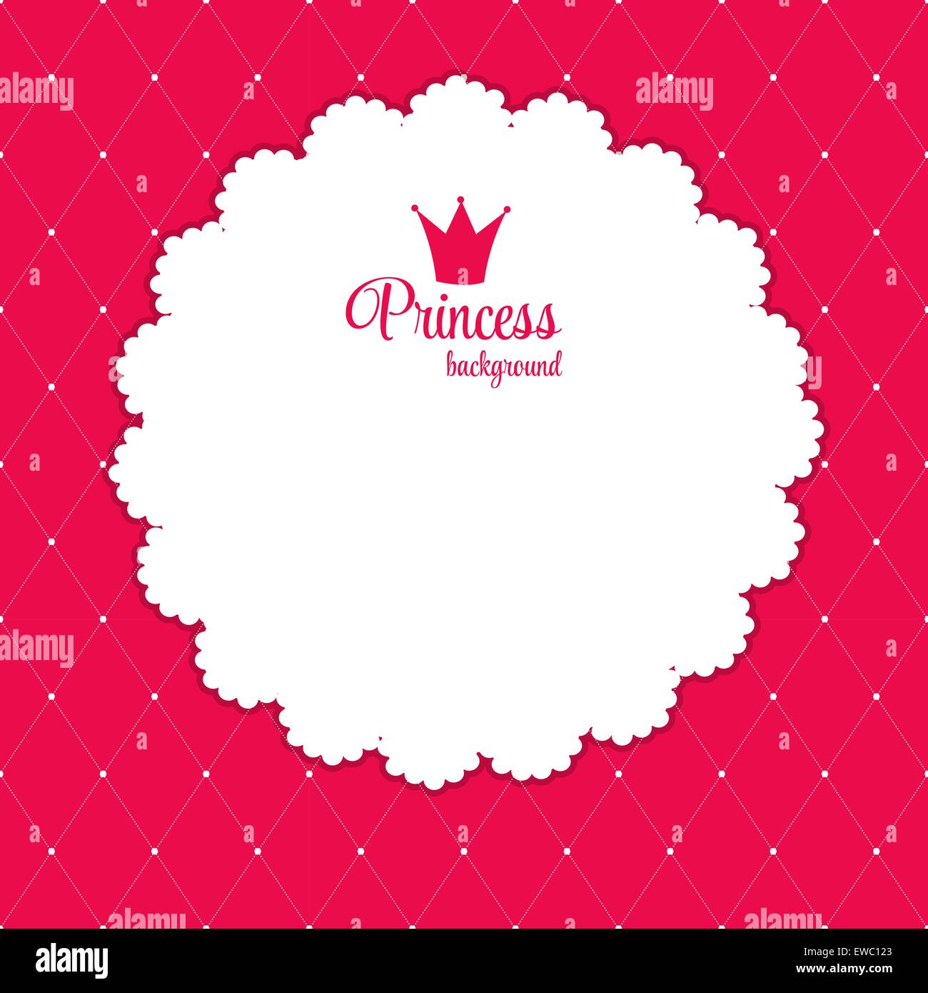 Princess Crown Background Vector Illustration Stock Vector Image & Art ...