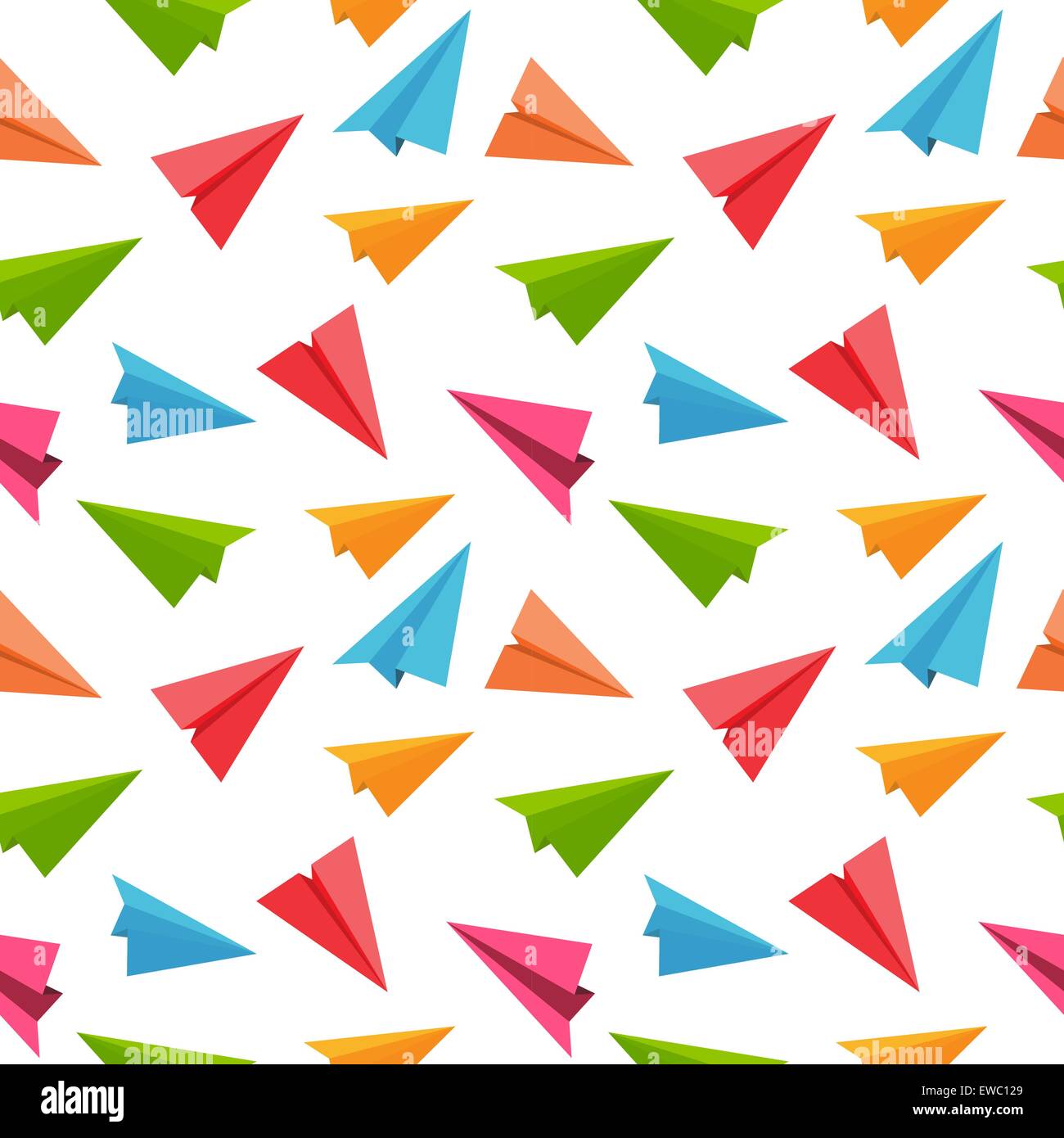 Airplane Seamless Pattern Background Vector Illustration Stock Vector ...