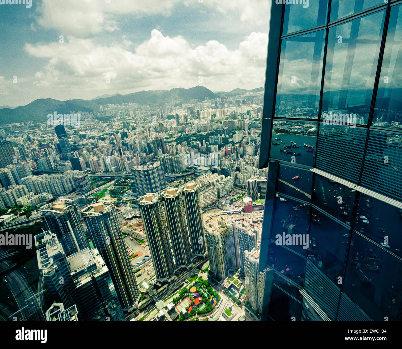 Kowloon view from above hi-res stock photography and images - Alamy