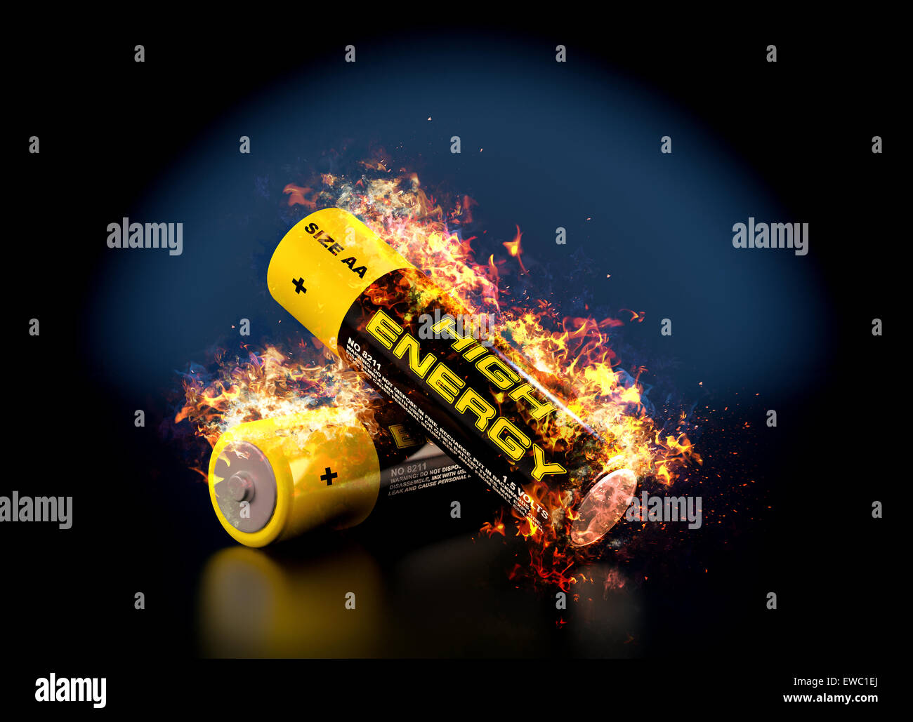 Battery recycling fire hi-res stock photography and images - Alamy