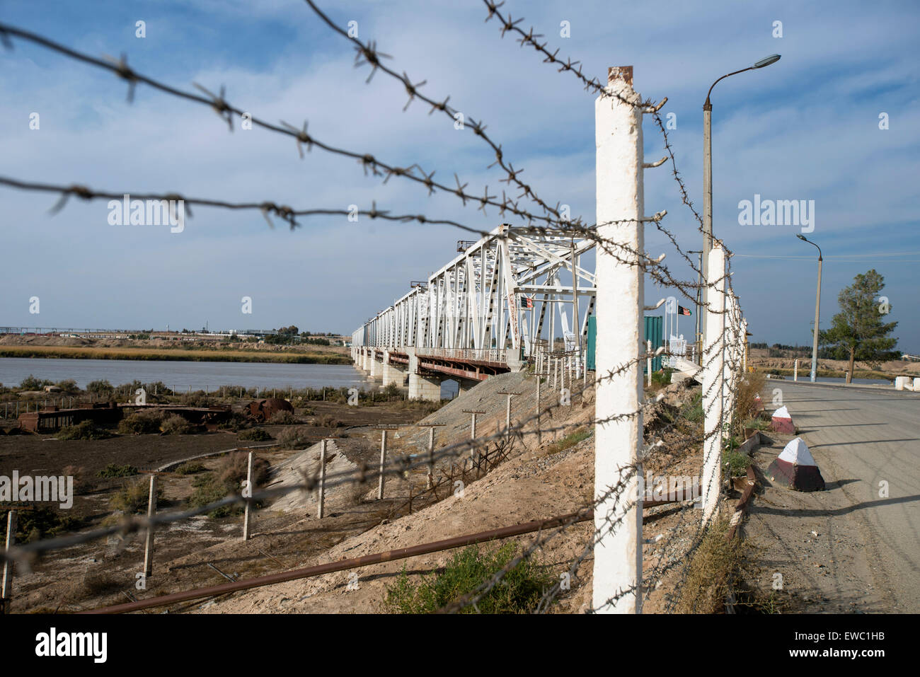 The Freedom Bridge, also known as the Friendship Bridge, in northern ...